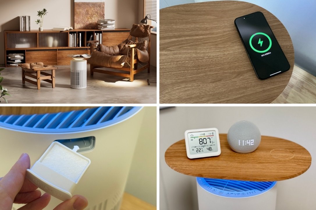 SwitchBot空気清浄機Tableレビュー！省スペースでインテリアも充実！空気・照明・充電・サイドテーブルが1台で叶う理想の空間｜みつ / mitsu-blog（ガジェットブログ）