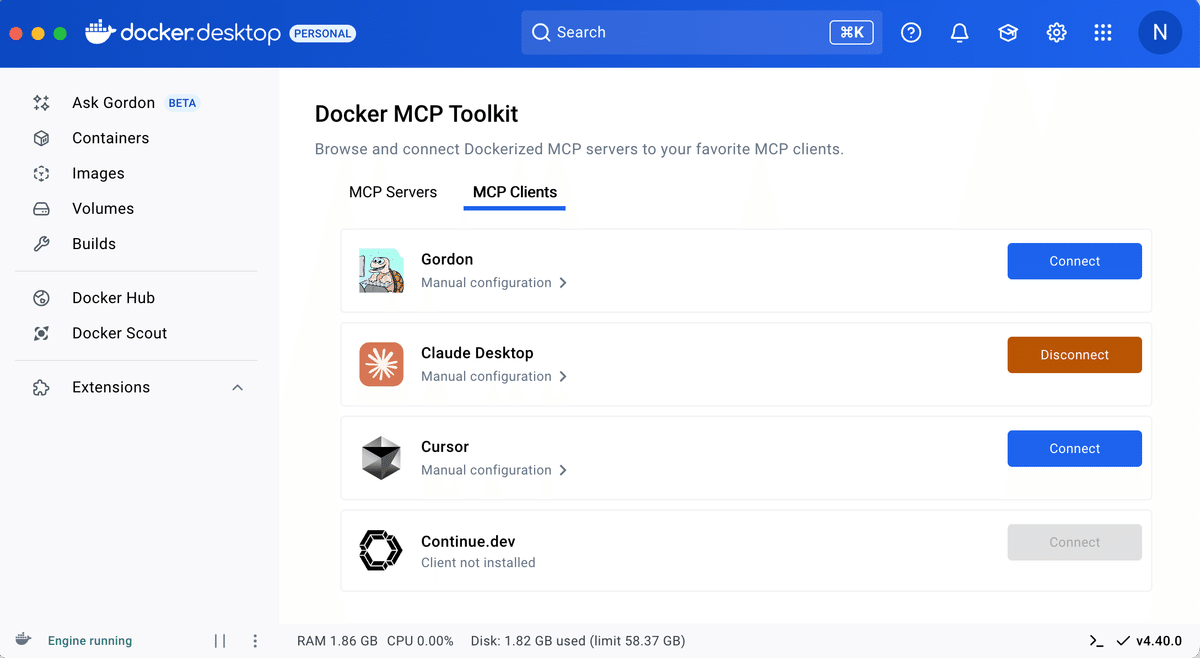 Docker MCP Toolkit を試す｜npaka
