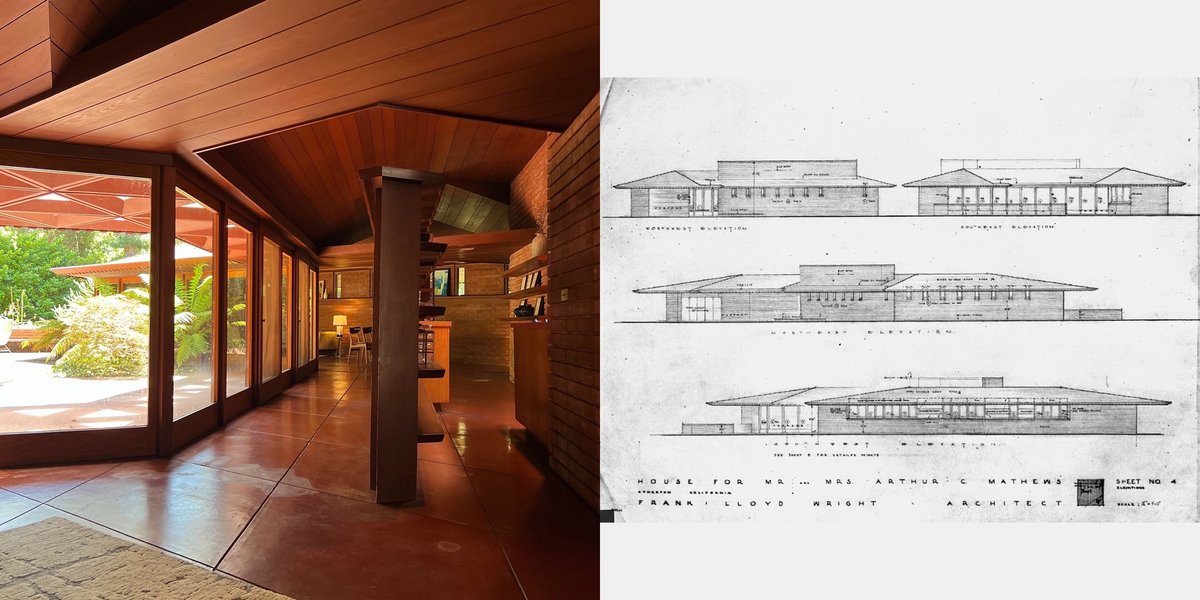 甦るフランク・ロイド・ライト（34）Mathews House ｜タナカノナカ