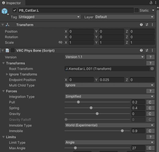 【VRChat】UnityのみでアバターをMidium化しよう - ②マテリアルスロット削減、MeshRenderer削減、PhysBone削減｜兎野しゃの