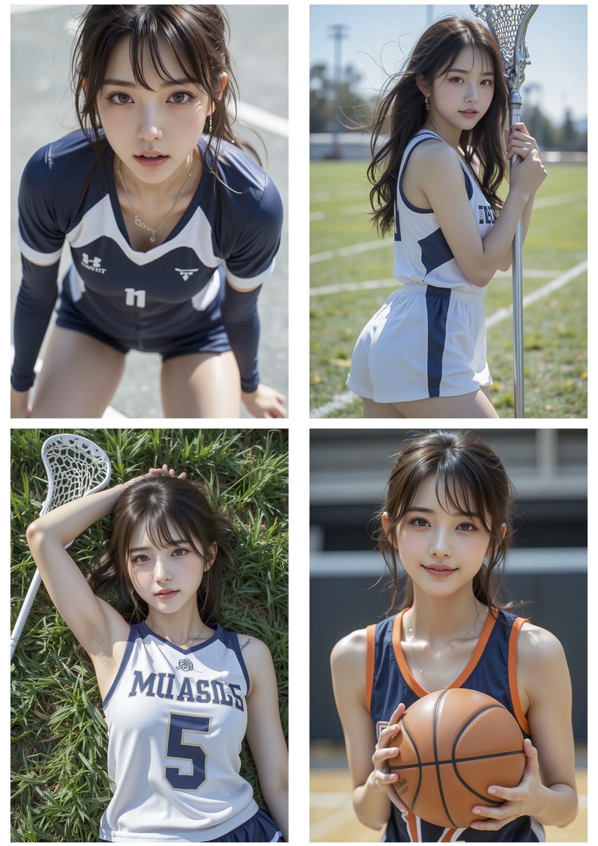 スポーツ×美女図鑑【AIグラビア写真集】｜GenAI Studio