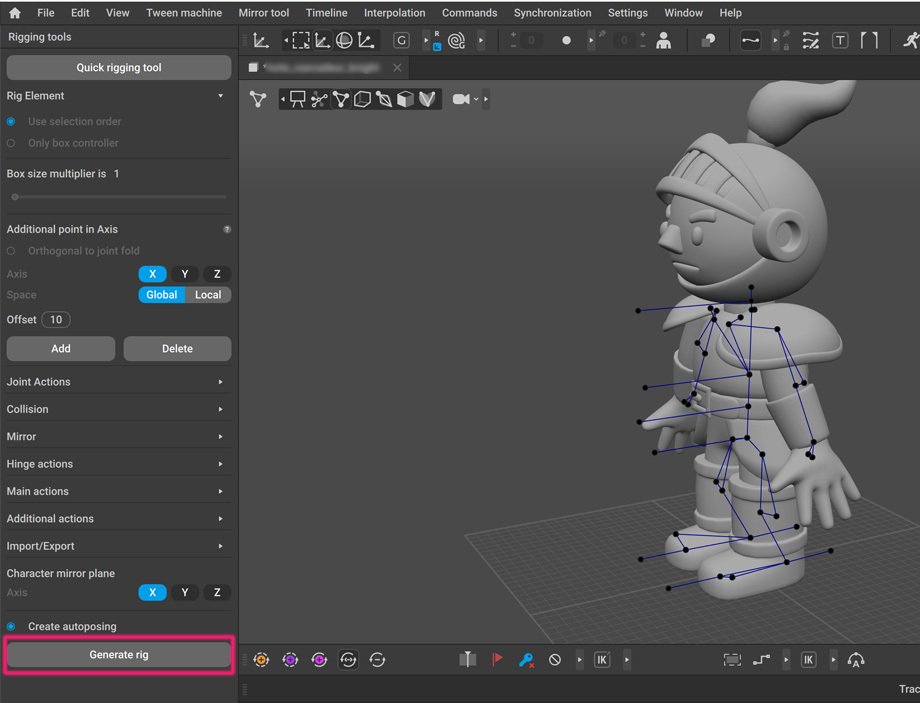 3DCG制作日記（第9回）Cascadeur覚え書き ① Blender（Auto-Rig Pro）⇔Cascadeur インポート ...