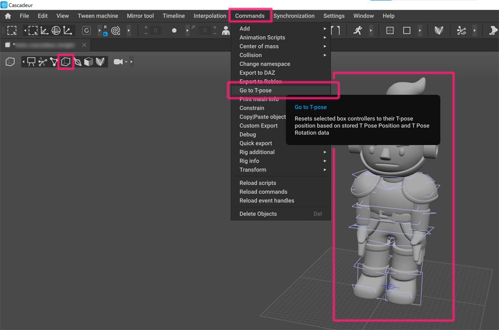 3DCG制作日記（第9回）Cascadeur覚え書き ① Blender（Auto-Rig Pro）⇔Cascadeur インポート ...