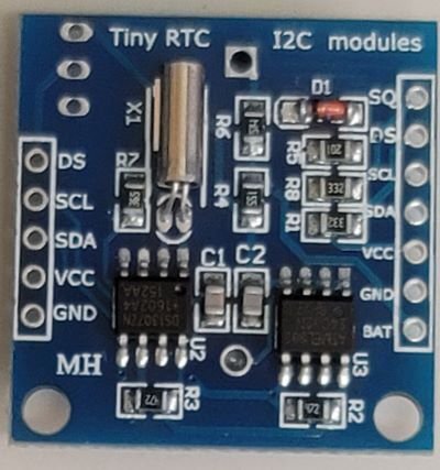 DS1307搭載のTiny RTC modulesを試す｜えぬでんき