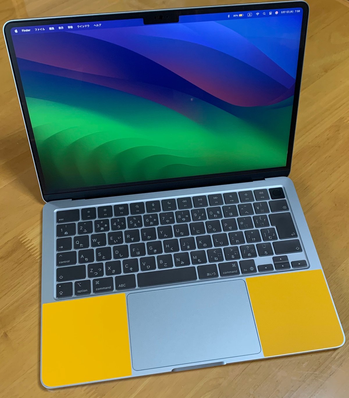 wraplus スキンシール MacBook Air 13インチ レビュー（写真付）｜小鳥大好き妻の相方
