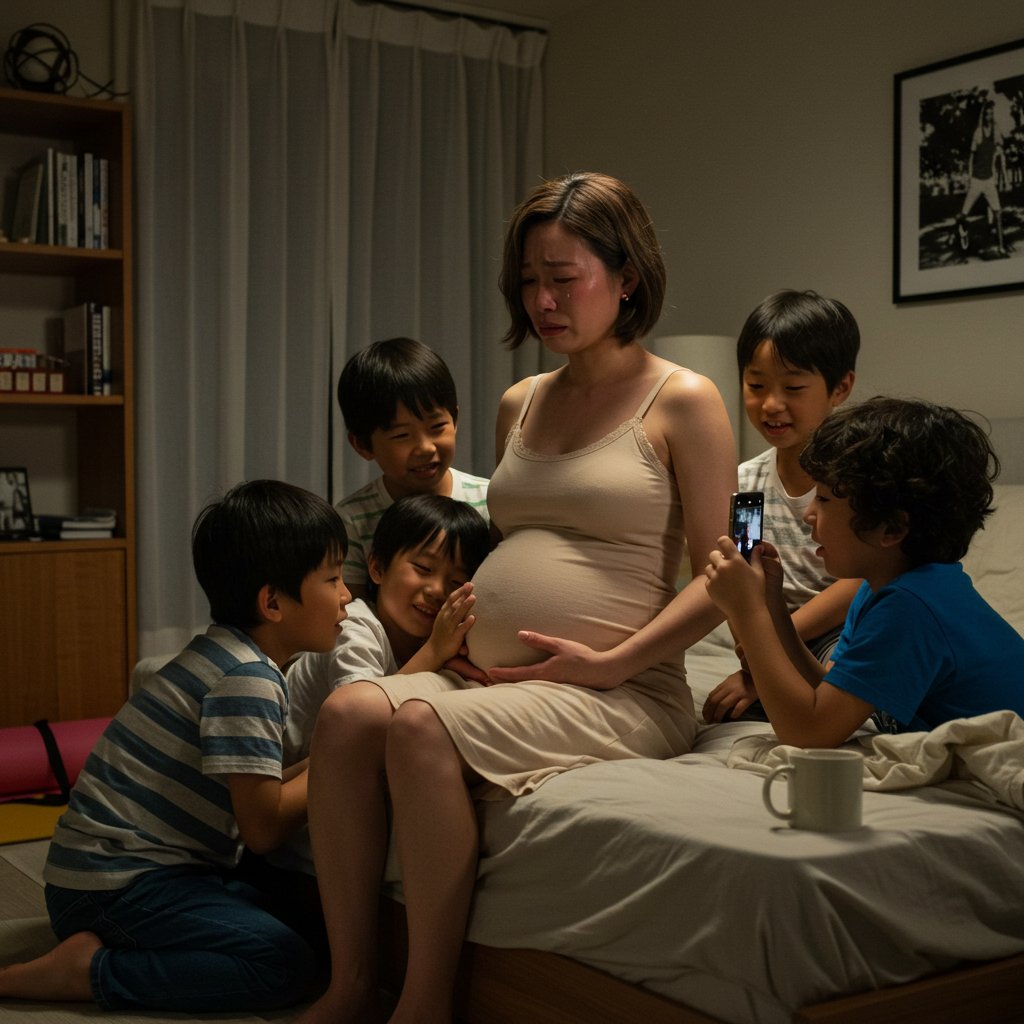 【ImageFX】妊婦と近所の子どもたち 28枚｜@grok_storage