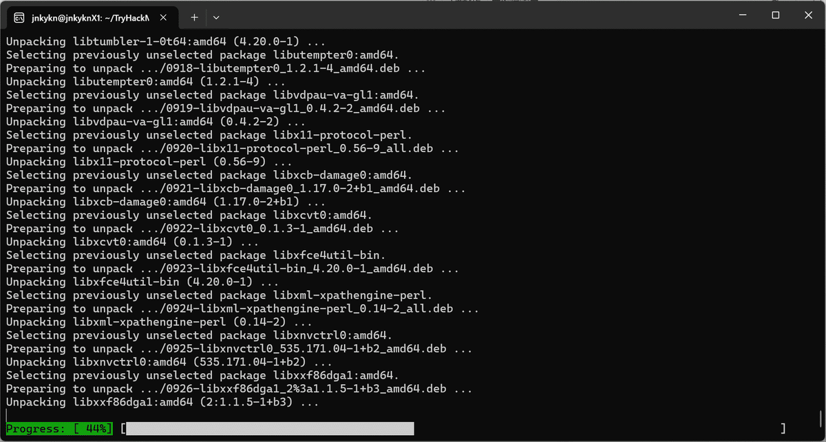 WSL2のKali LinuxからTryHackMeにVPN接続できるかな？｜jnkykn