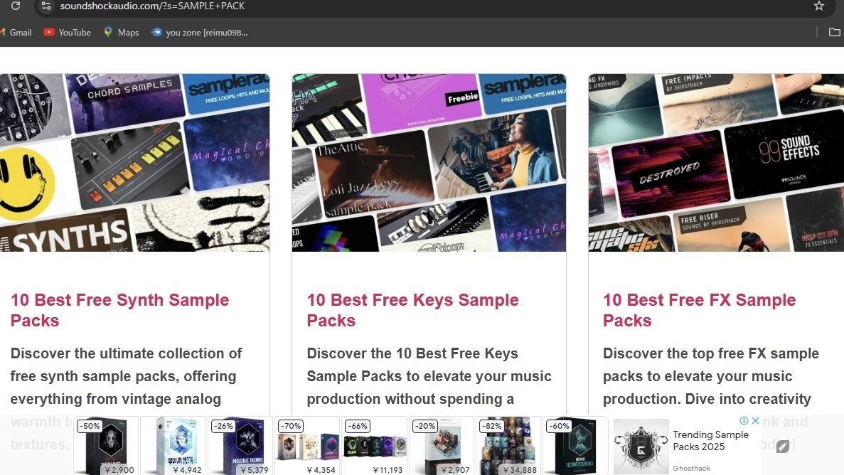 イージーにDL出来る無料サンプルパックサイト集 ② 【SAMPLE PACK FREE】｜FUZZ3
