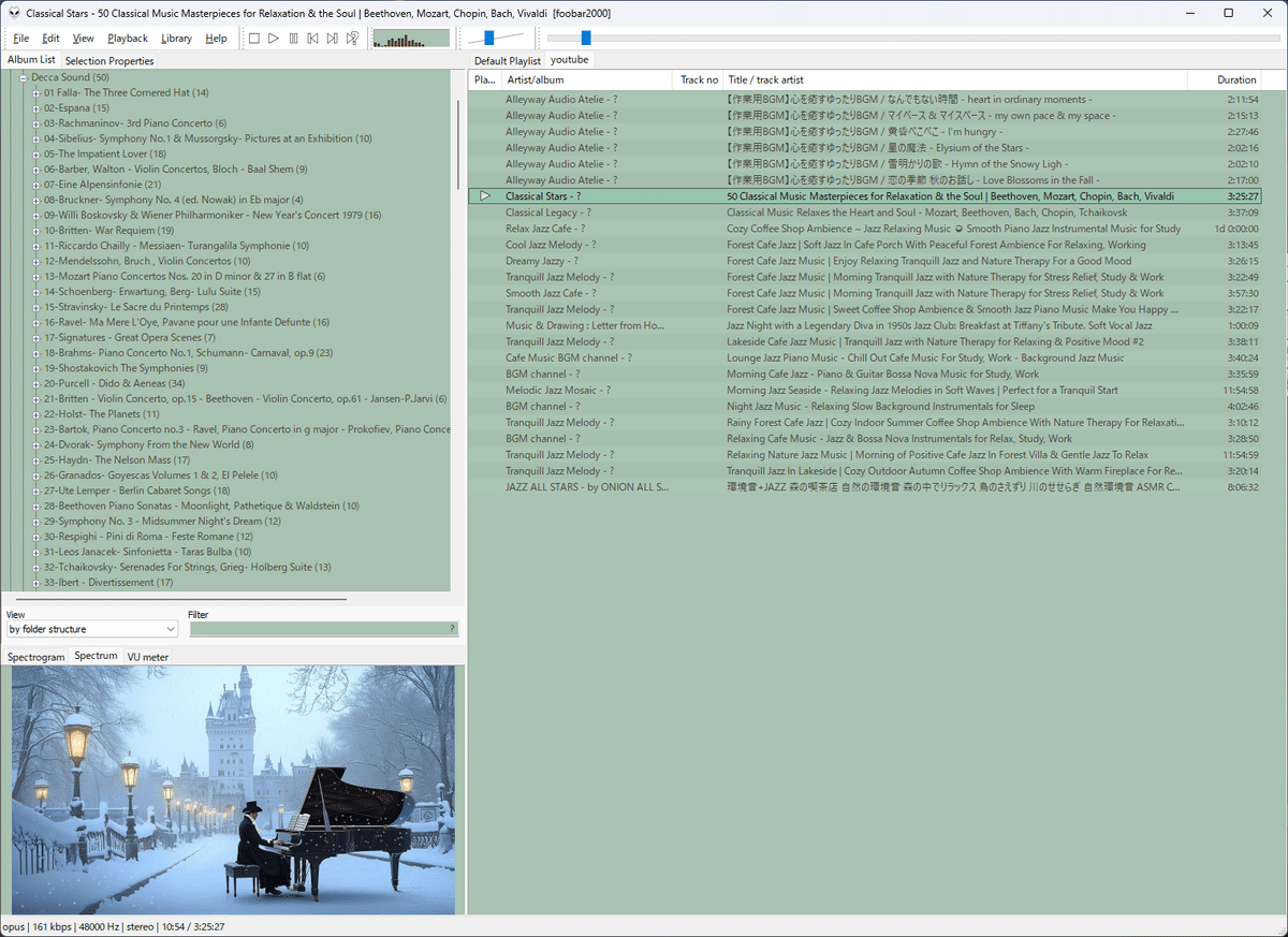 foobar2000でyoutube音楽｜モーレア
