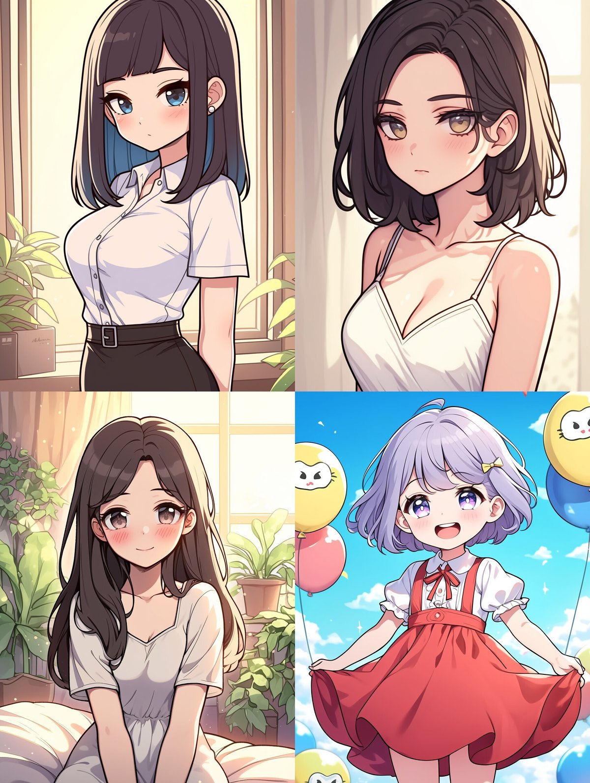 画像生成AI sref 図鑑 連番 029 1400～1449【無料有】｜ぐふとくく