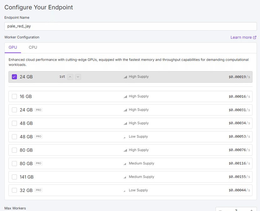 RunPod ServerlessでA1111 WebUI APIをホスティングする｜とよふく