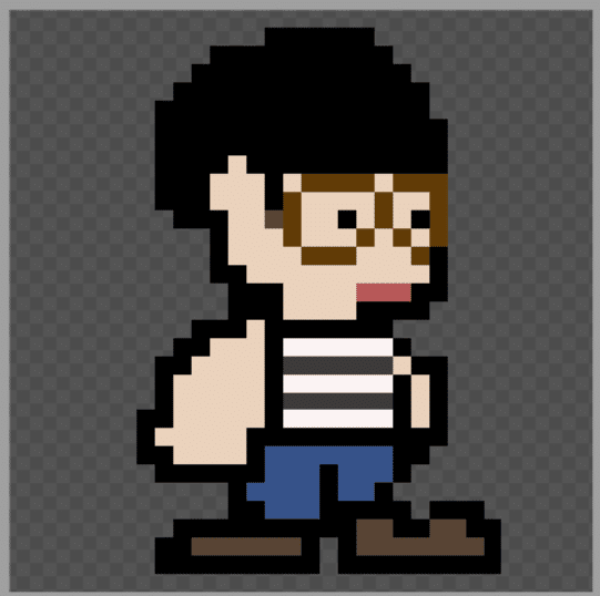 歩く・跳ねる おっさん 登場！Python×Pygame（DAY19）｜まさろぐ＠Pythonはじめました