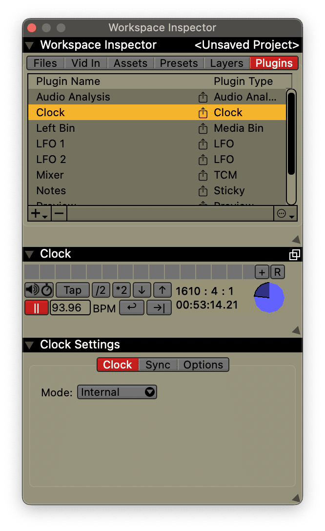【VDMX6】Clock（BPM）を使って動画の再生速度を制御する方法｜uno
