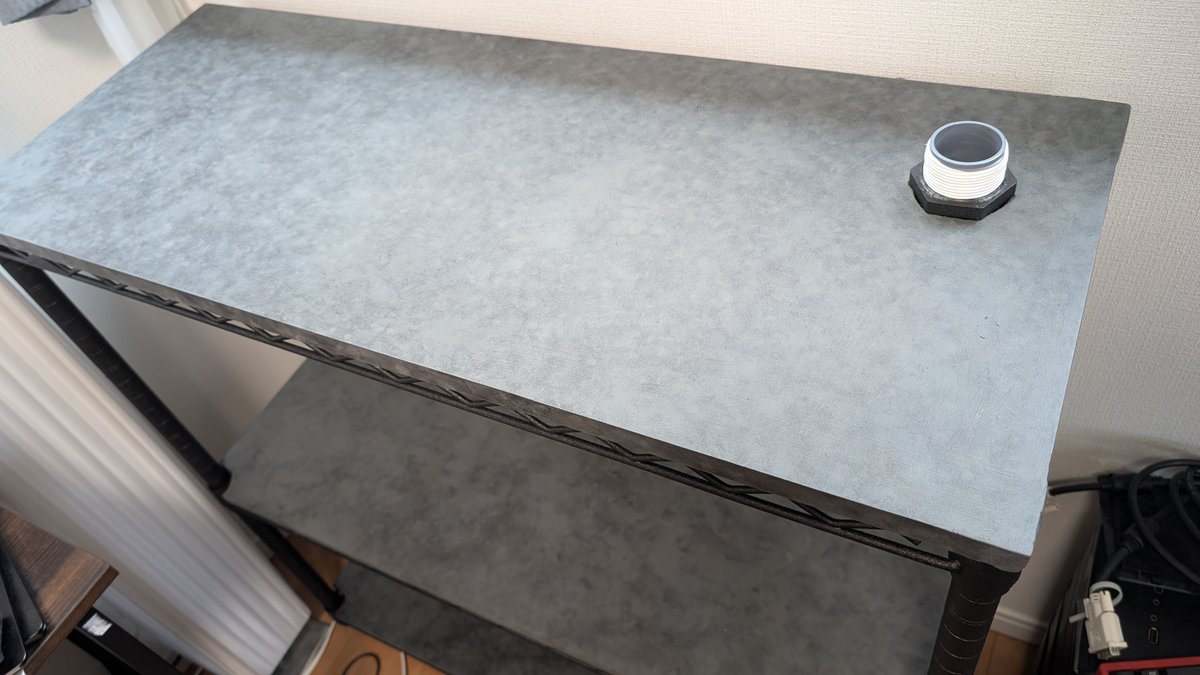 【アクアリウムDIY】90cmオーバーフロー水槽化計画！ついに完成！ モルタルグレー天板爆誕！｜100日後にアクアリウムを楽しみたい猫