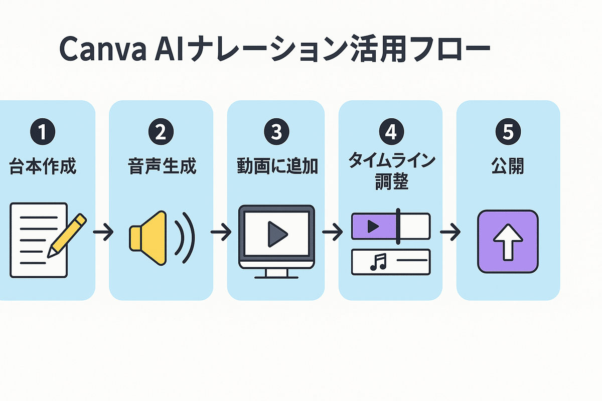 【保存版】声に自信がなくてもOK！CanvaだけでAIナレーション動画をつくる方法【無料OK＆初心者向け】｜たぬ丸