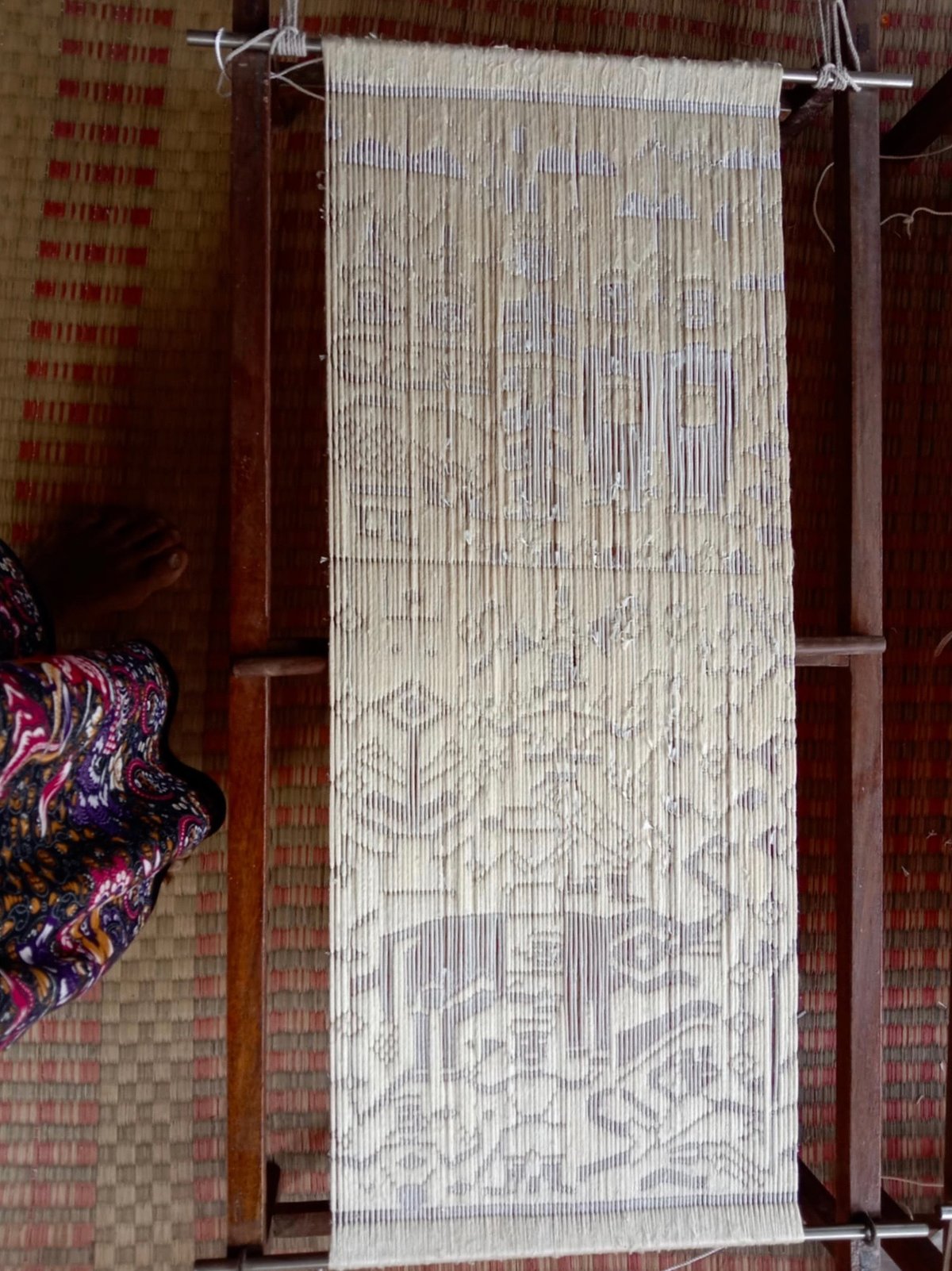 布に宿る信仰心-KIM SRENGピダンプレア｜IKTTクメール伝統織物