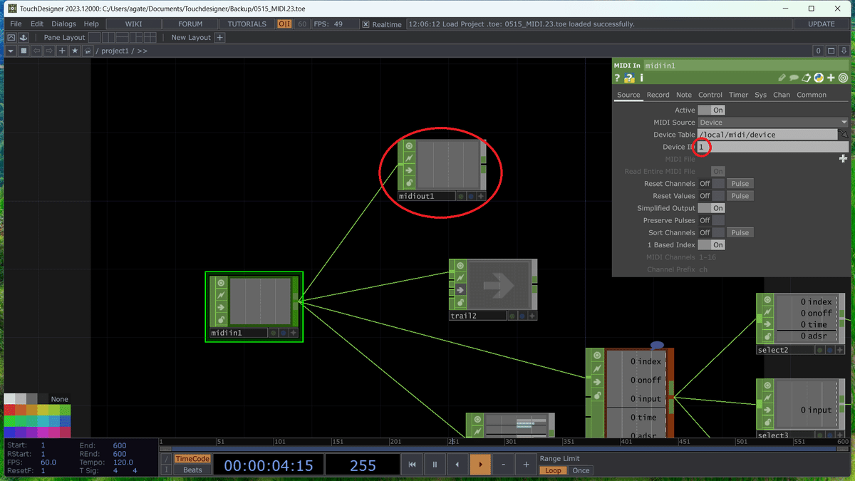 1つのMIDIを複数ソフトで同時使用したい[TouchDesigner × studio one]｜Zoo-0