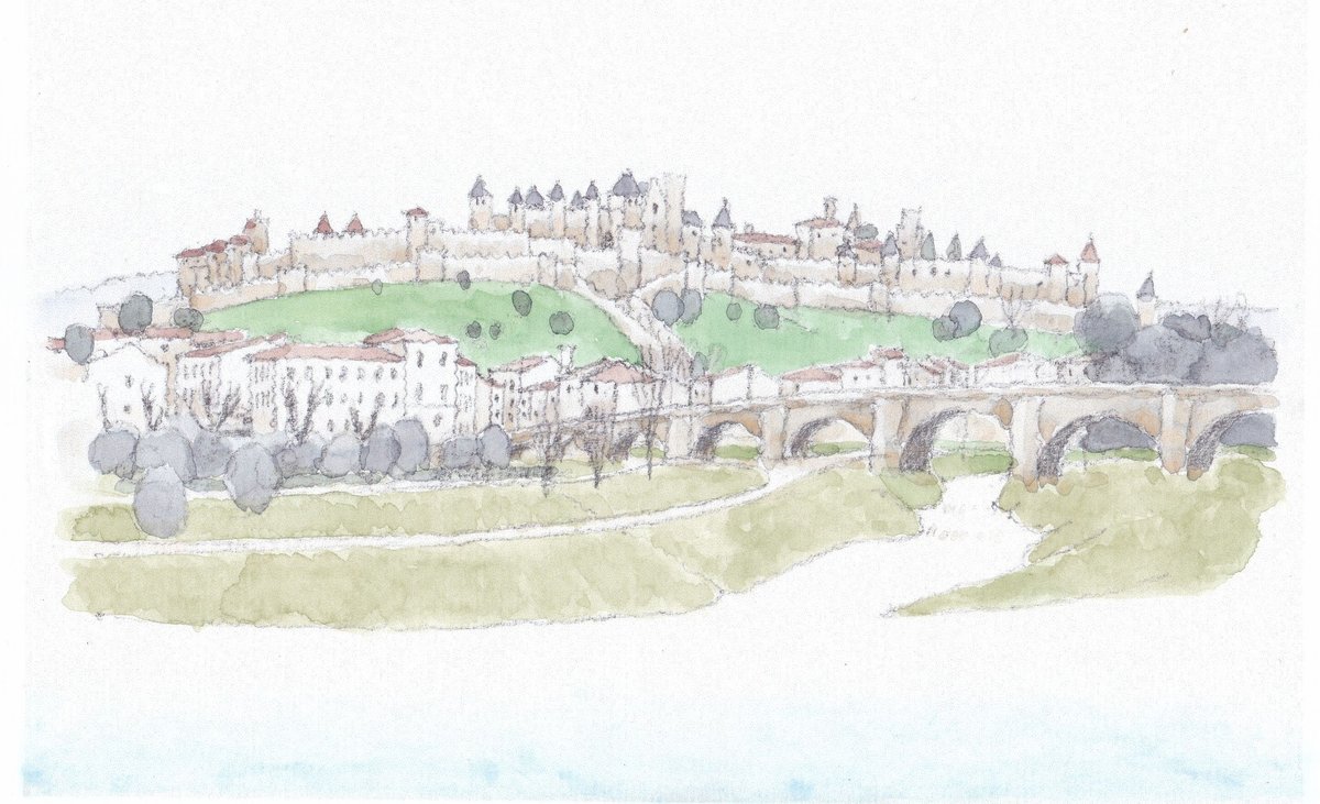 「古い旅の絵」#44 フランス ① （France ①）｜isoBe seisaku