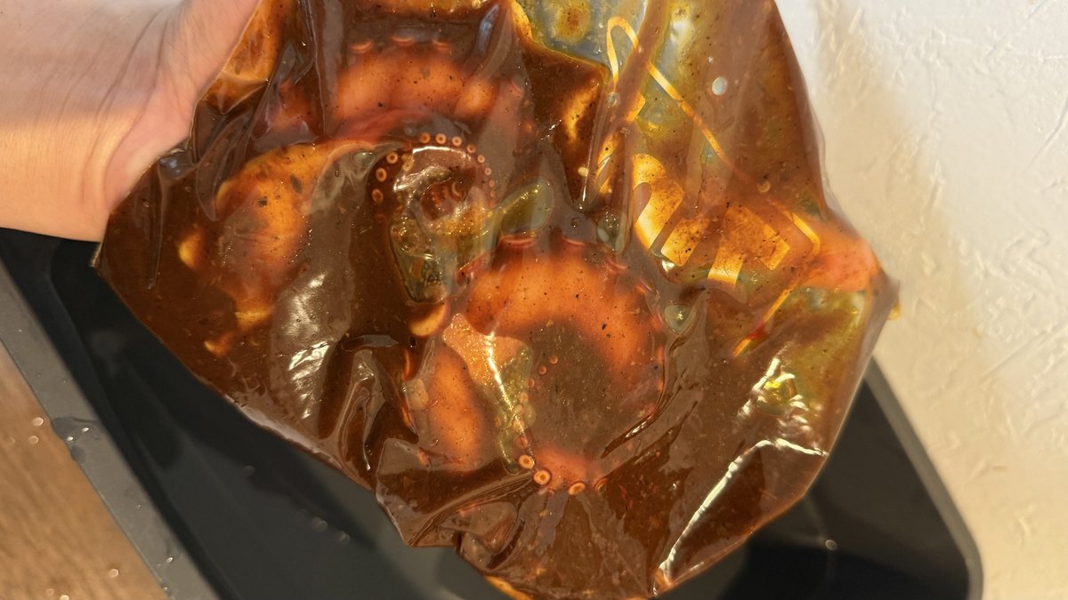 【おうちで絶品アレンジタコス！新感覚のメキシカンタコス『タコのアルパストール🌮🐙』】｜taco_sta_gram