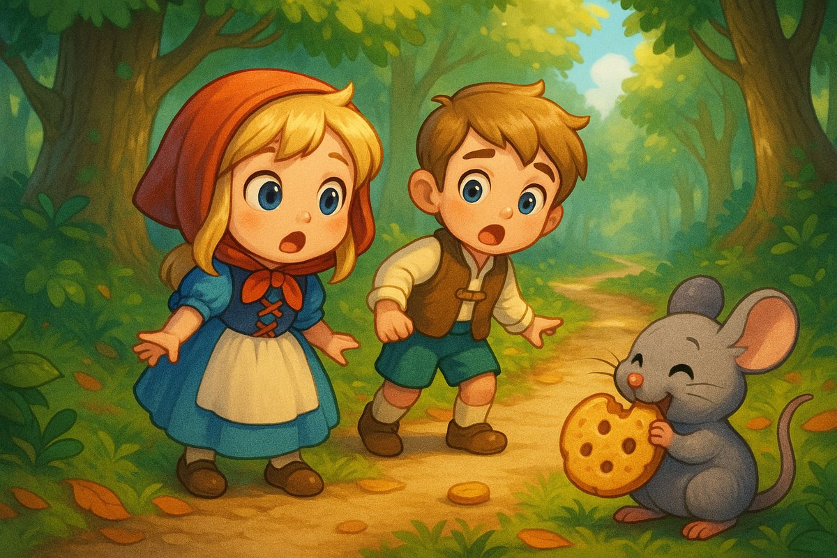 おとぎ話イラストつぶやき69『ヘンゼルとグレーテル』｜Masamichi Takuya