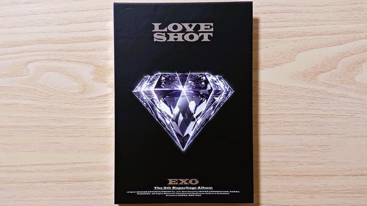 엑소 EXO 5集リパッケージ "Love Shot"｜ラジオネーム エヘン虫（韓国CD房）