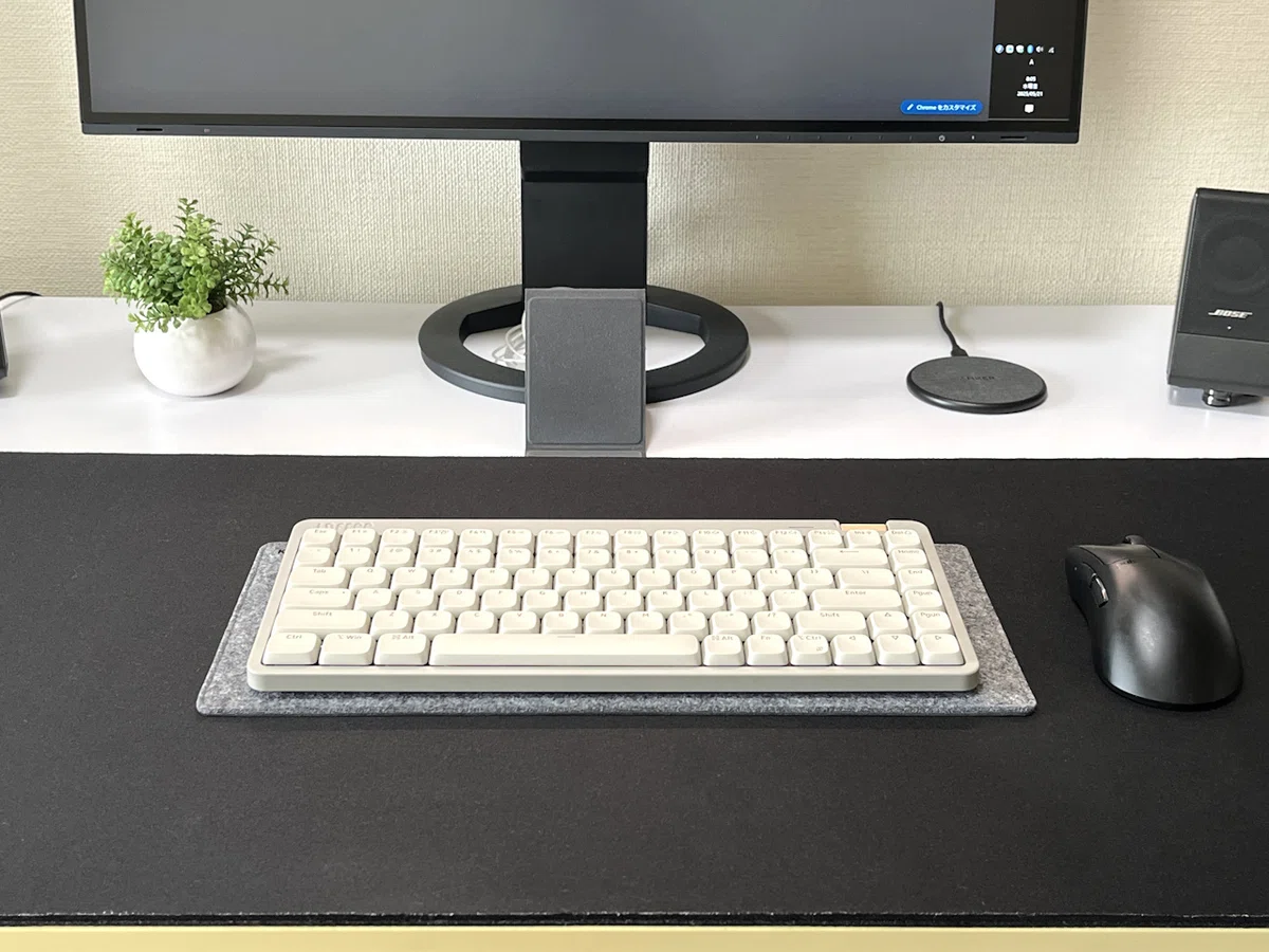 KEEBMAT｜キーボード用のマット。静かさを取るか、タイピングしやすさを取るかのトレードオフ｜AIKE/あいけ🐈️趣味人