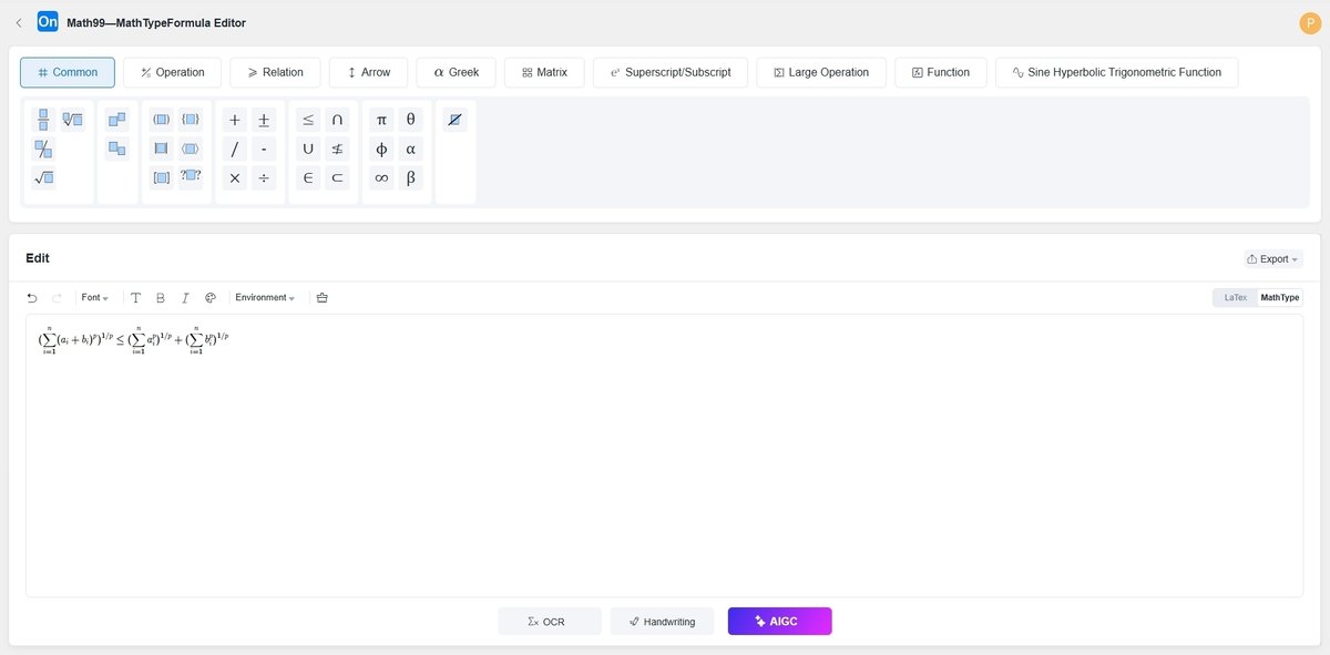 MathType 数式エディタの詳細なチュートリアル,初心者でも簡単に始められます｜ProcessOn