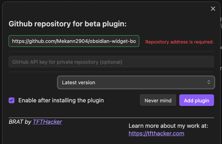 obsidian-widget-board-plugin 導入方法を簡単にまとめる｜Mekann