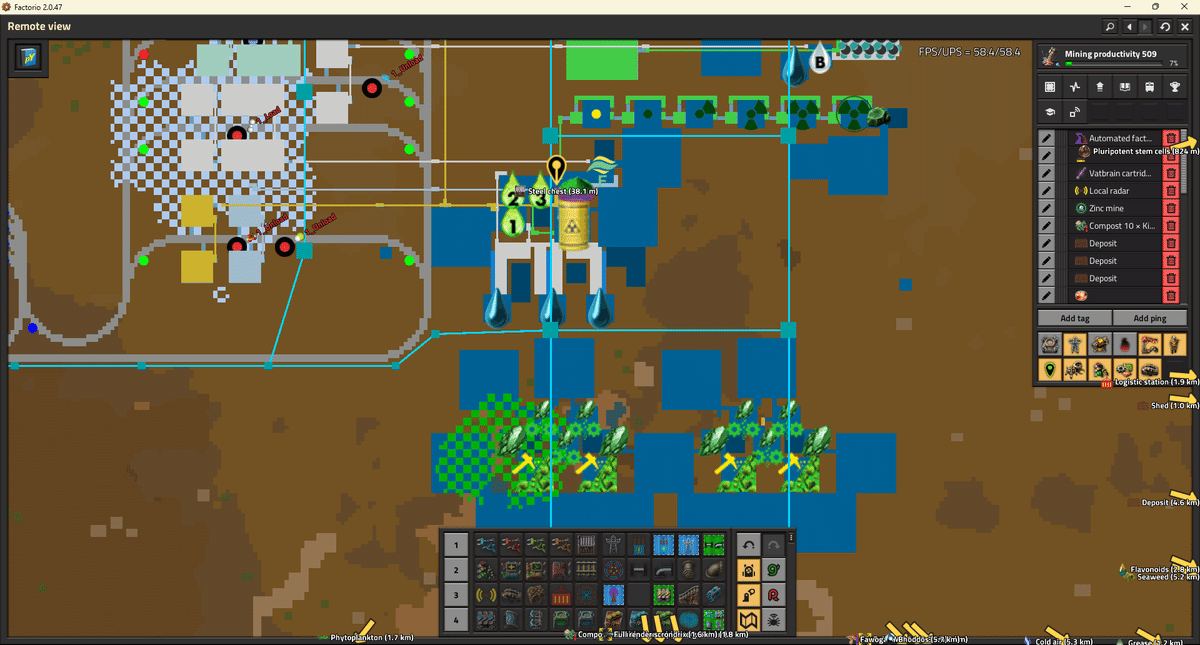 Factorio 2.0.47 Pyanodon(pY) 4,933h/ mining 508/109 eSPM｜spiral_power