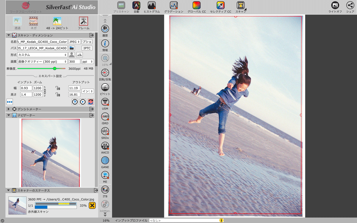 ｢大切なフィルムを､最高のかたちで残す」 SilverFast 9 Ai Studio を使ってみた ― 3（カラーフィルムのモノクロ化）｜MOJA MOJA