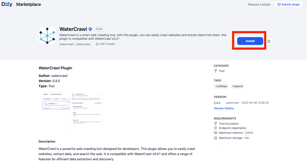 次世代ウェブクローラー「WaterCrawl」とは？特徴やDifyから利用する方法について解説｜kazu@生成AI×教育 / 谷 一徳 | AI Academy