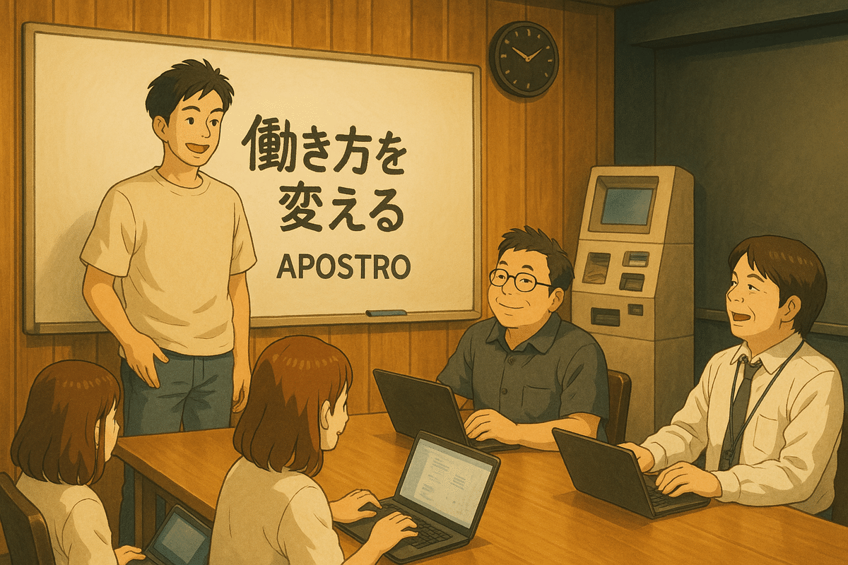 仕組みで現場は変わる──代表・日置が語る、問いと“なめらかな現場”のつくり方｜APOSTRO公式note