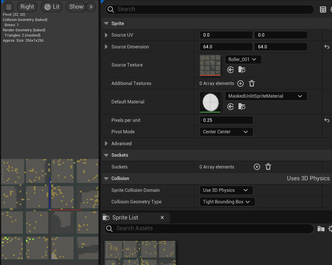 UE5 2D 画面表示＋基礎ライティング｜白川屋