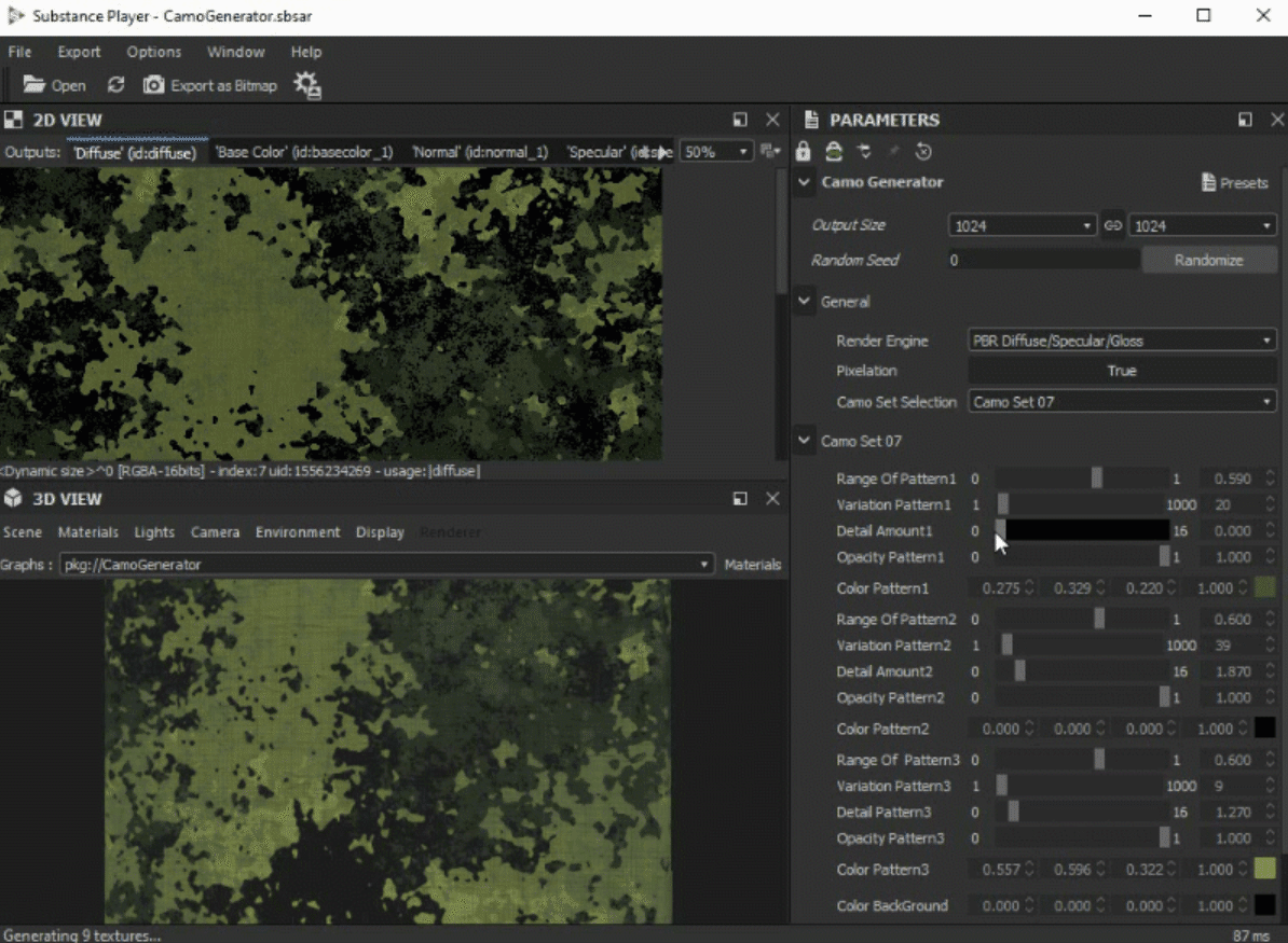 迷彩柄生成ソフトの紹介！架空の軍装備作成に役立つ！商用利用可能！｜にょむっち＝究極の混沌猫