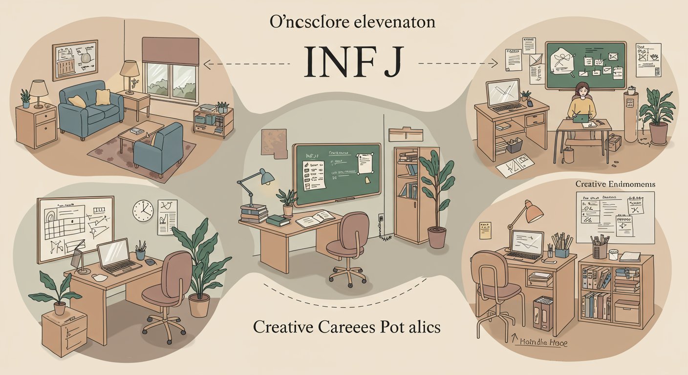 INFJに最適な仕事の選び方：内面の声を活かすキャリア設計｜INFJの独り言