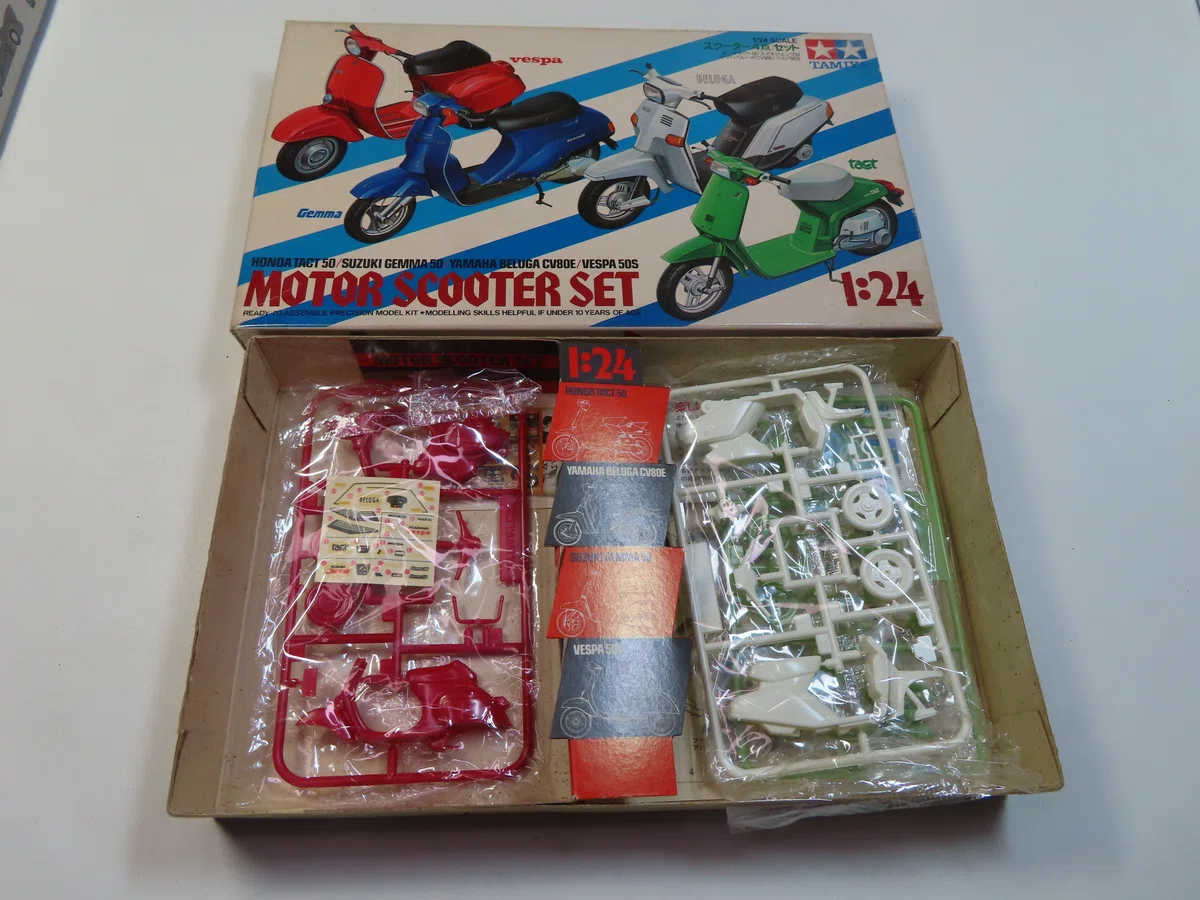 【変わり種】TAMIYA SCOOTER SET｜積みプラ大好きオヤジ