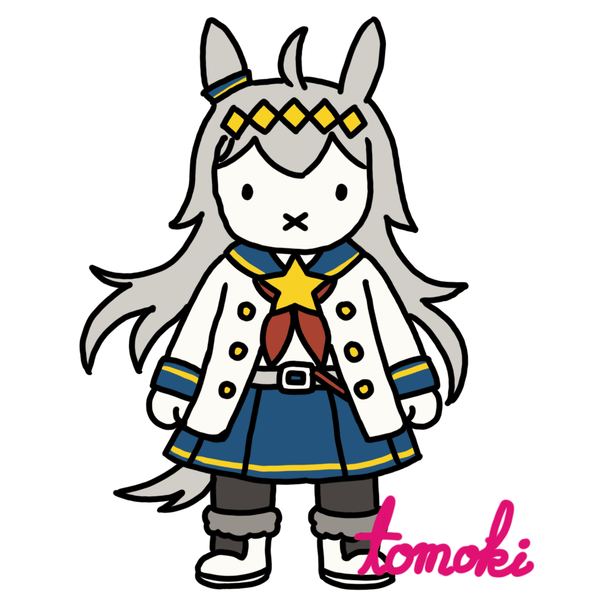 ウマ娘 ポンチ絵 オグリキャップ｜tomoki
