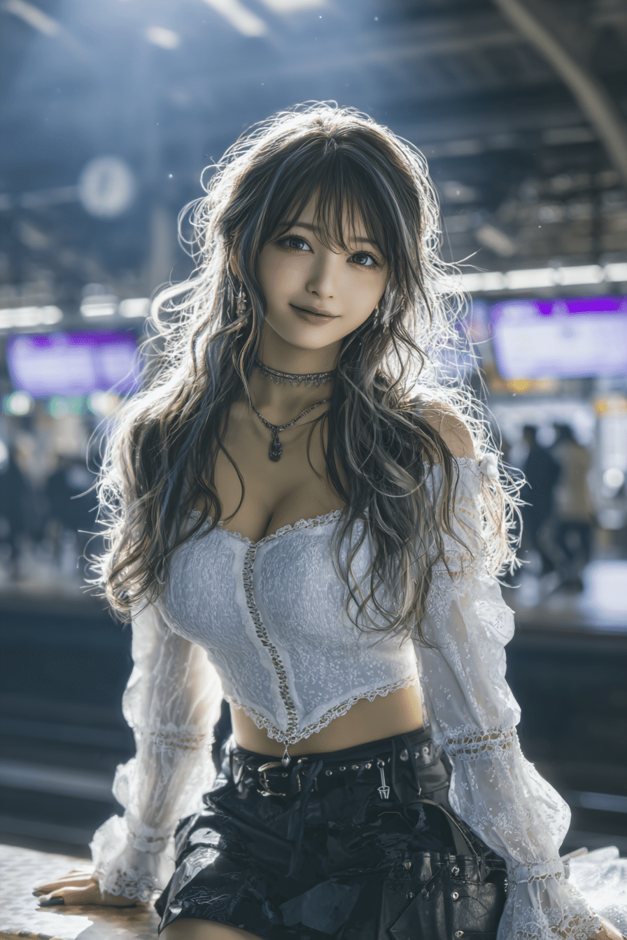 『こんなの作ってみました。Midjourneyで“理想の彼女との妄想デート”』｜tact🎈＠今年は『継続』