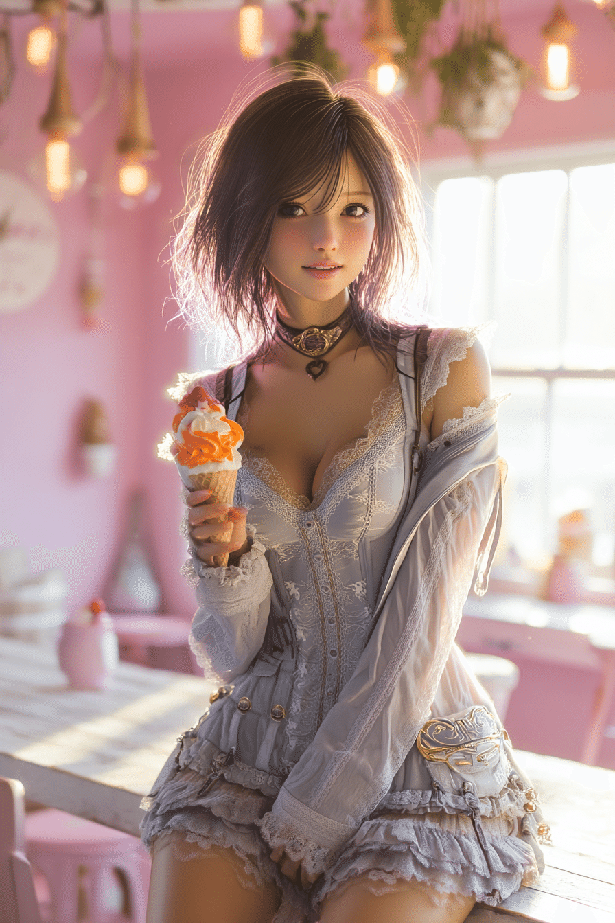 『こんなの作ってみました。Midjourneyで“理想の彼女との妄想デート”』｜tact🎈＠今年は『継続』