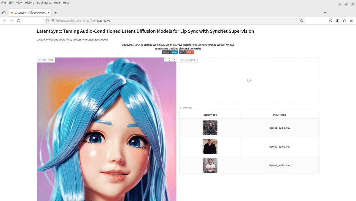 ローカル環境で動かせるリップシンク動画生成AIモデルLatentSyncの使い方と考察｜ダイブツ