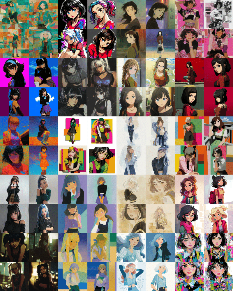 新 画像生成AI sref 図鑑 連番 003【無料有】｜ぐふとくく