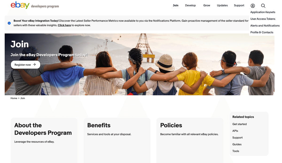 ebayライバルセラー情報を自動で収集する仕組みの全体像(ebay API x GAS)第3回｜eBay APIの登録とOAuth認証のステップ｜研究員のeBayコード日記