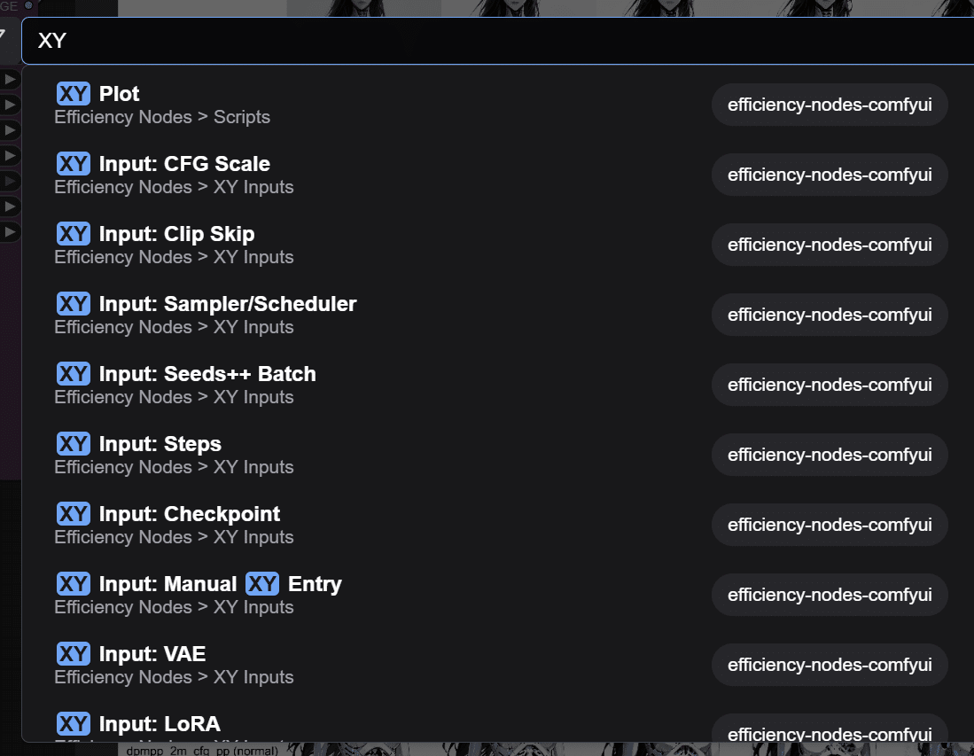 ComfyUIでXY Plotを実装する｜つみき