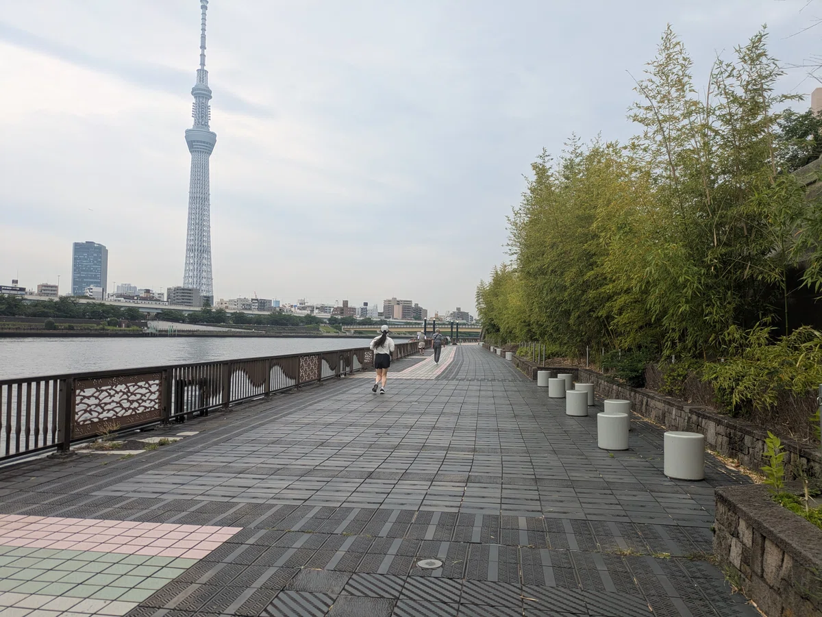 [Run in Japan🏃‍♀️] Tokyo Skytree & the Sumida River Terrace ｜~Run With ...