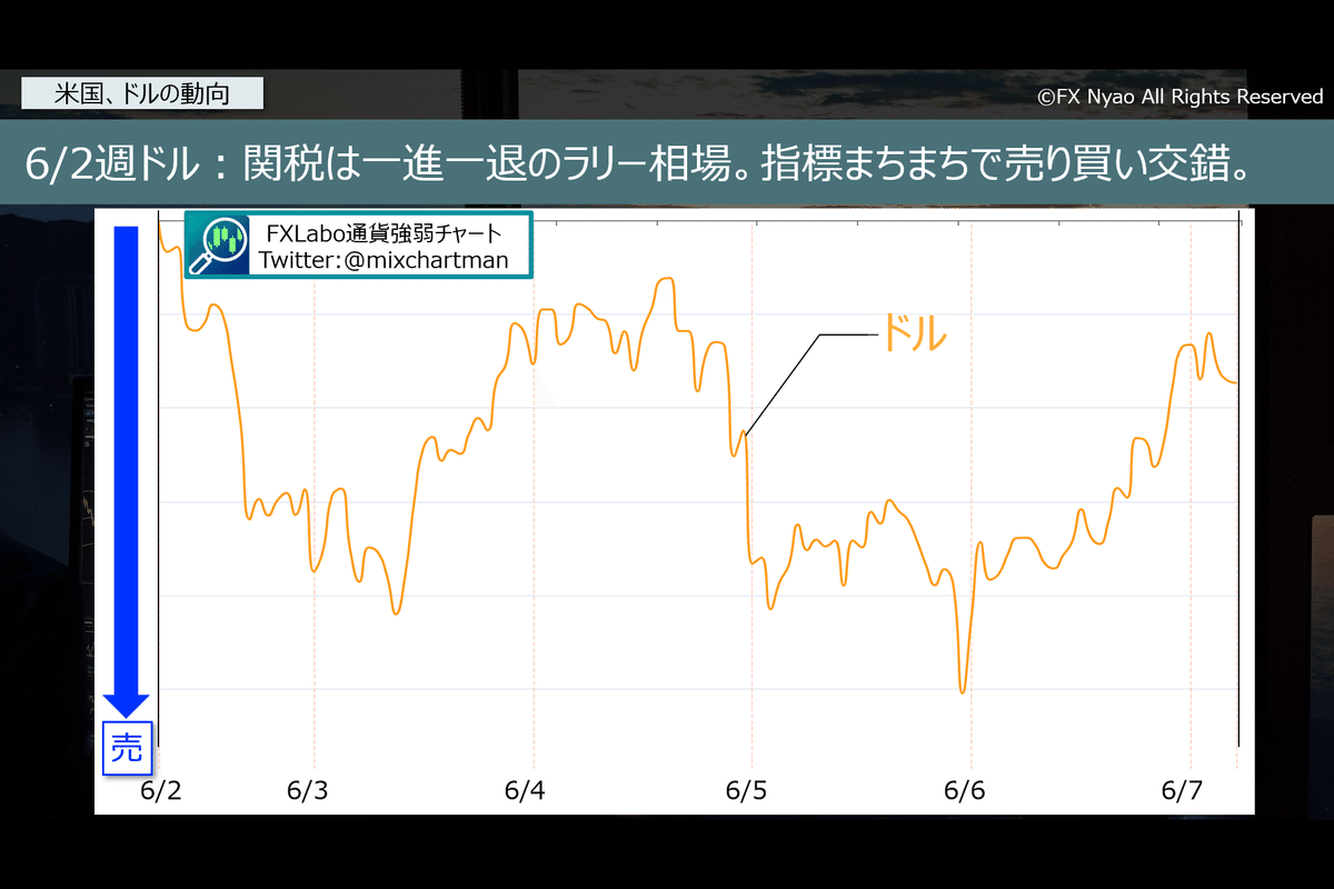 【ドル円】来週の相場見通し（25'6/9-6/13）【FX】｜Nyao@FXファンダメンタルズ解説