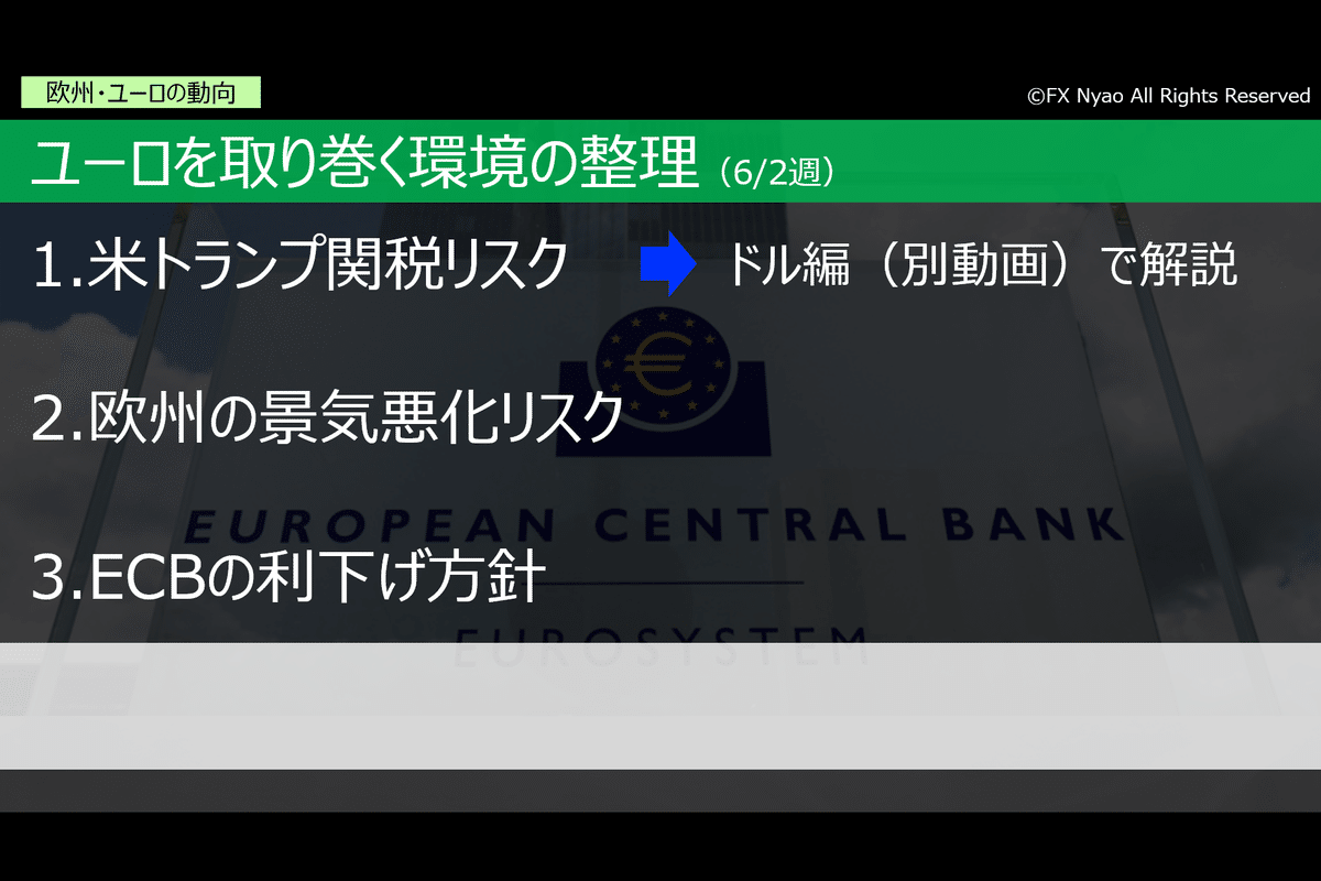 【ポンド/ユーロ/豪ドル】来週の相場見通し（25'6/9-6/13）【FX】｜Nyao@FXファンダメンタルズ解説