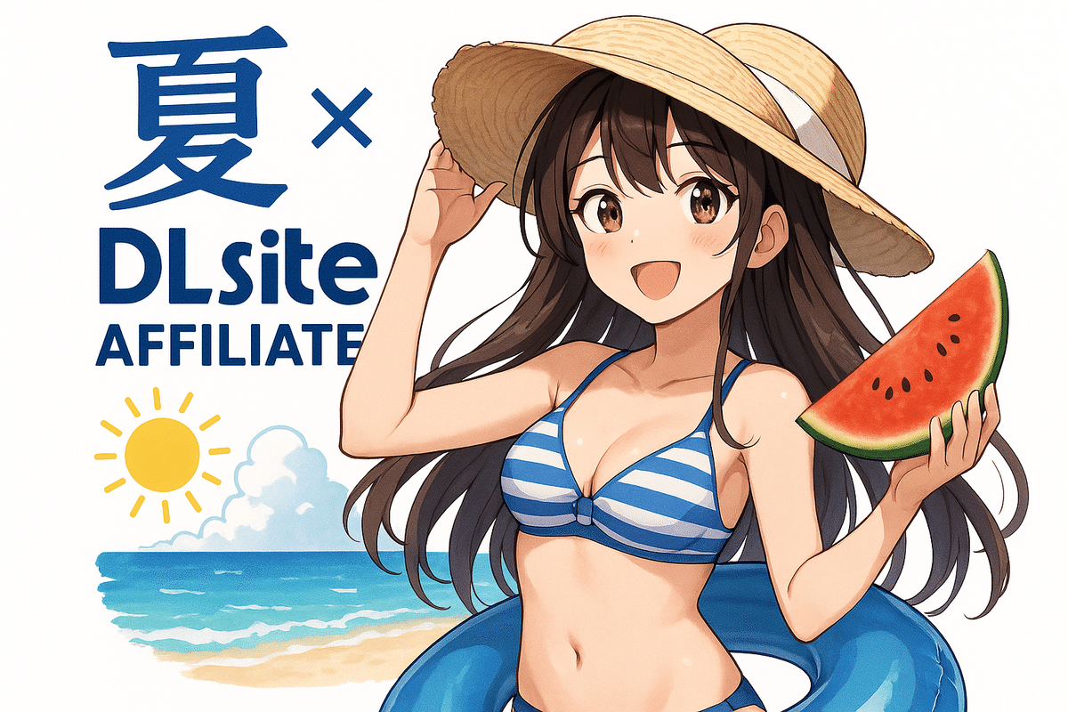 【夏×DLsiteアフィリエイト】水着でシコれる夏を売れ！夏のDLsiteアフィリエイト戦略｜DLsiteハックマン＠DLsiteアフィリエイトのアイディア売ります