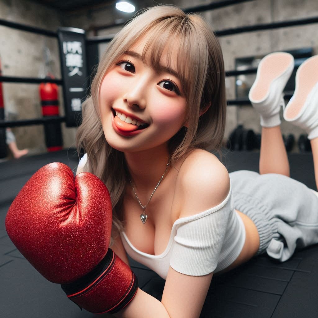 lie (寝ころび女子ボクサー)｜Q-MiMi