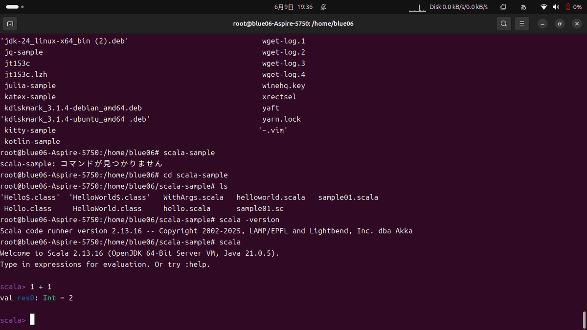 WSL2 × Ubuntu 24.04で最速 Scala 2.13 環境構築ガイド｜blue06_2022