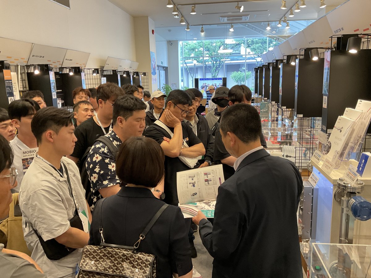 展示企業4社の説明に、質問が続いた造船関連企業さんの視察。｜MOBIO（ものづくりビジネスセンター大阪）公式note